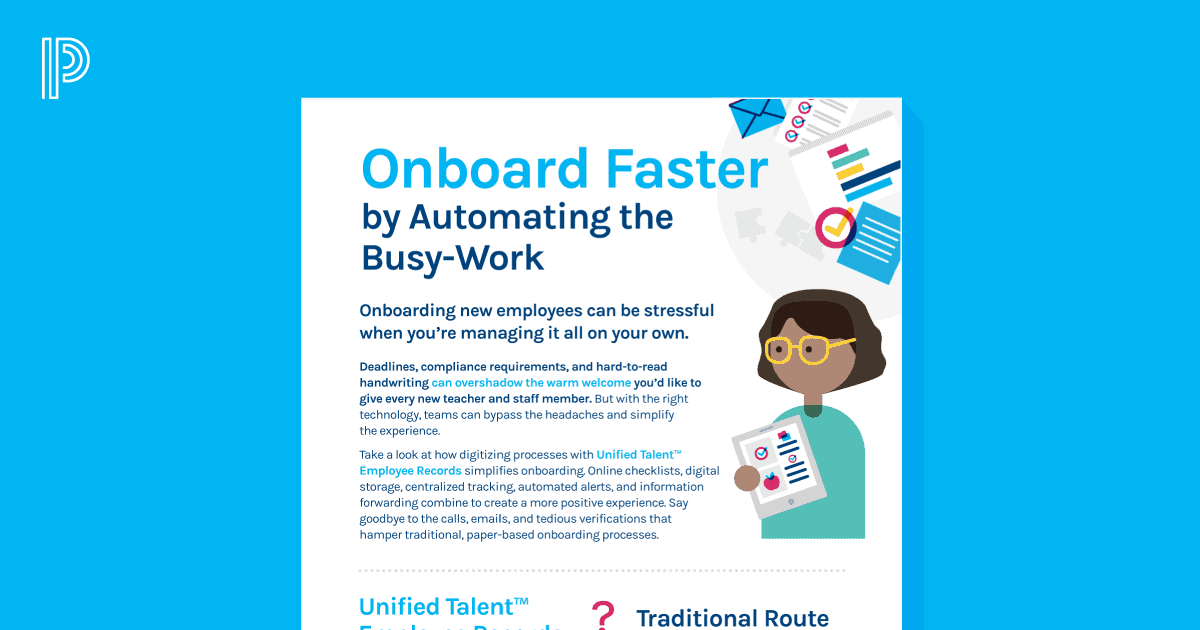 Onboard Faster By Automating The Busy Work Powerschool
