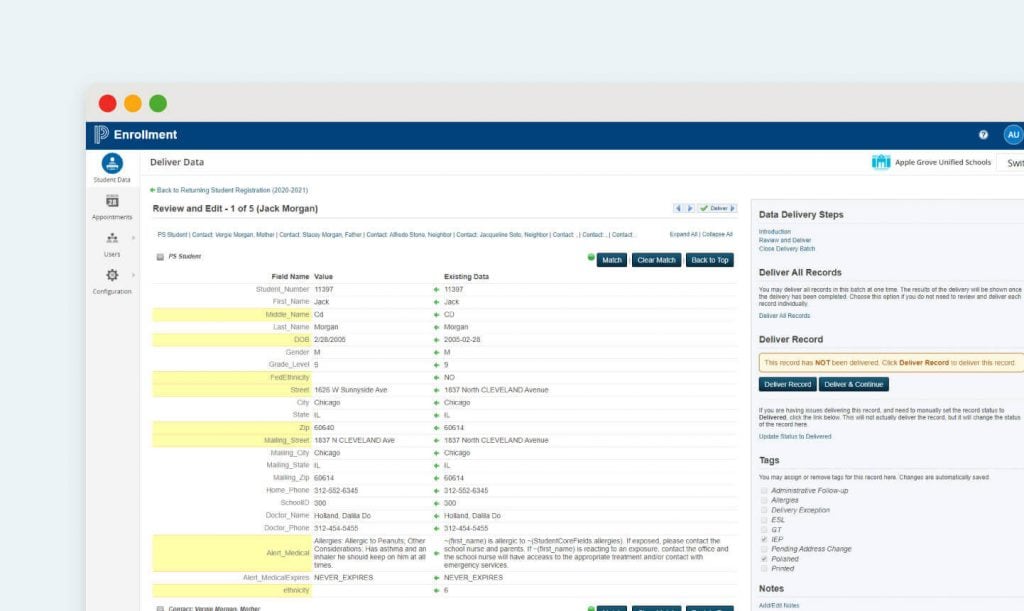Unified Operations - Enrollment Systems - Enrollment | PowerSchool