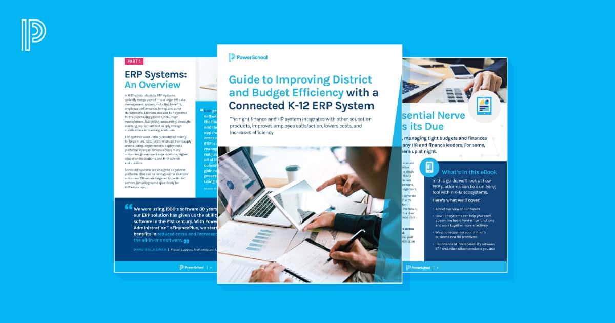 ERP Overview for Improving K-12 Finance Efficiency | PowerSchool
