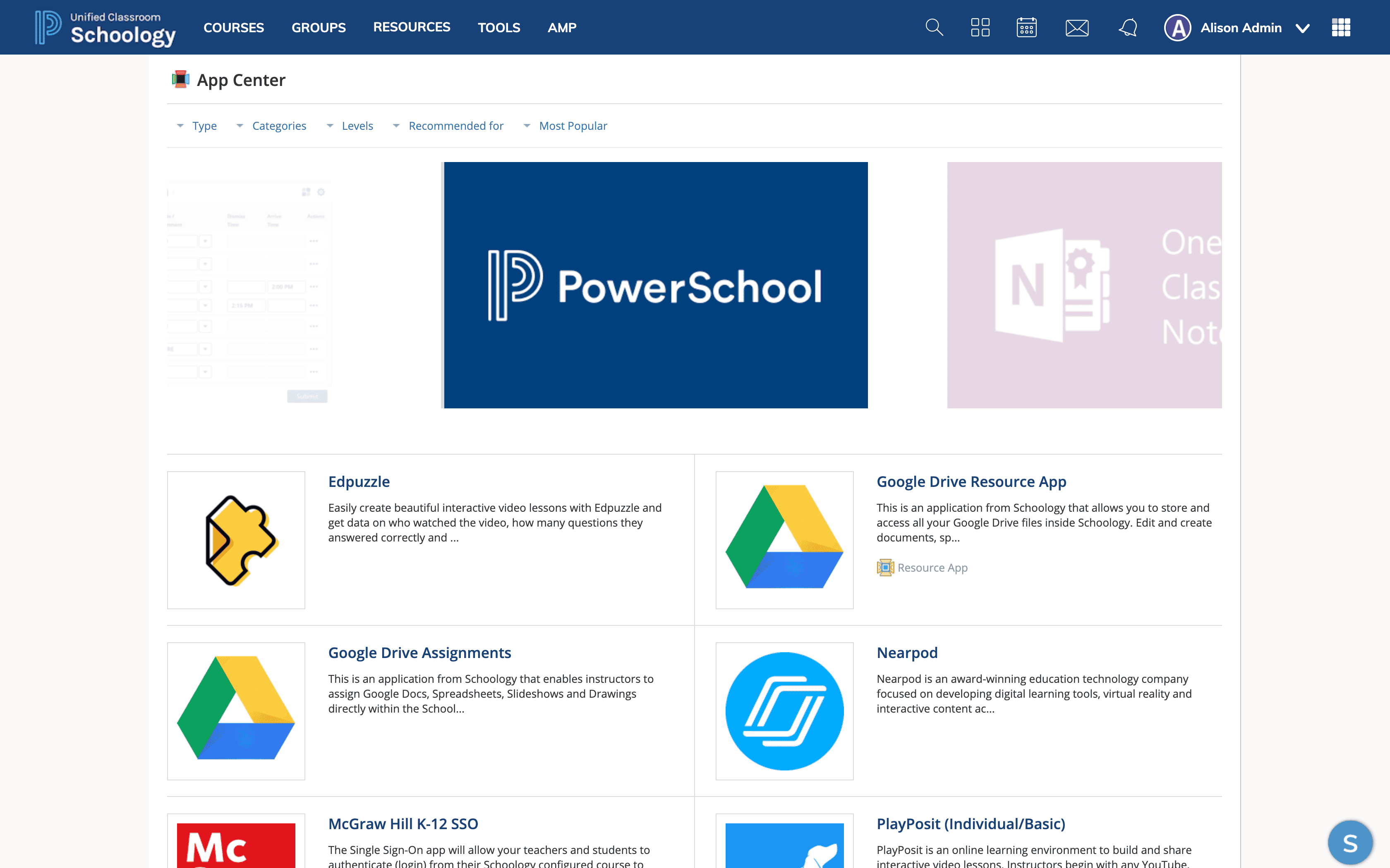 Schoology Learning + Google | PowerSchool