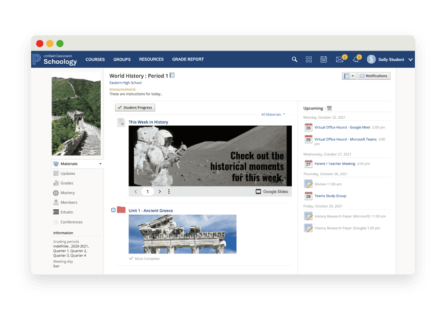 Schoology Learning + Google | PowerSchool