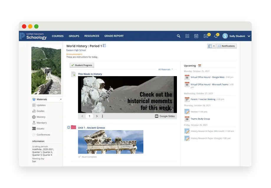 Schoology Learning + Google | PowerSchool