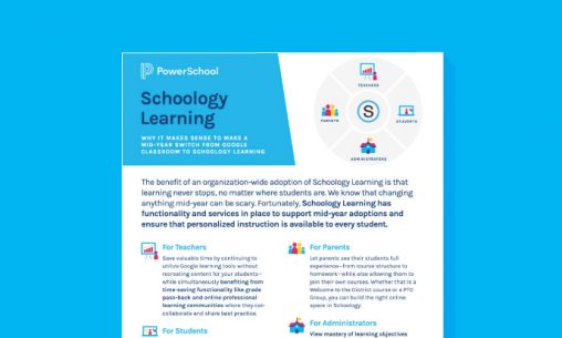 Schoology Learning + Google | PowerSchool