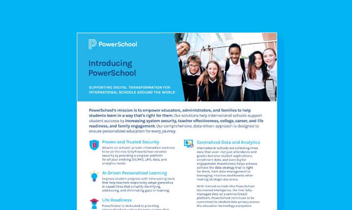 International Schools | PowerSchool