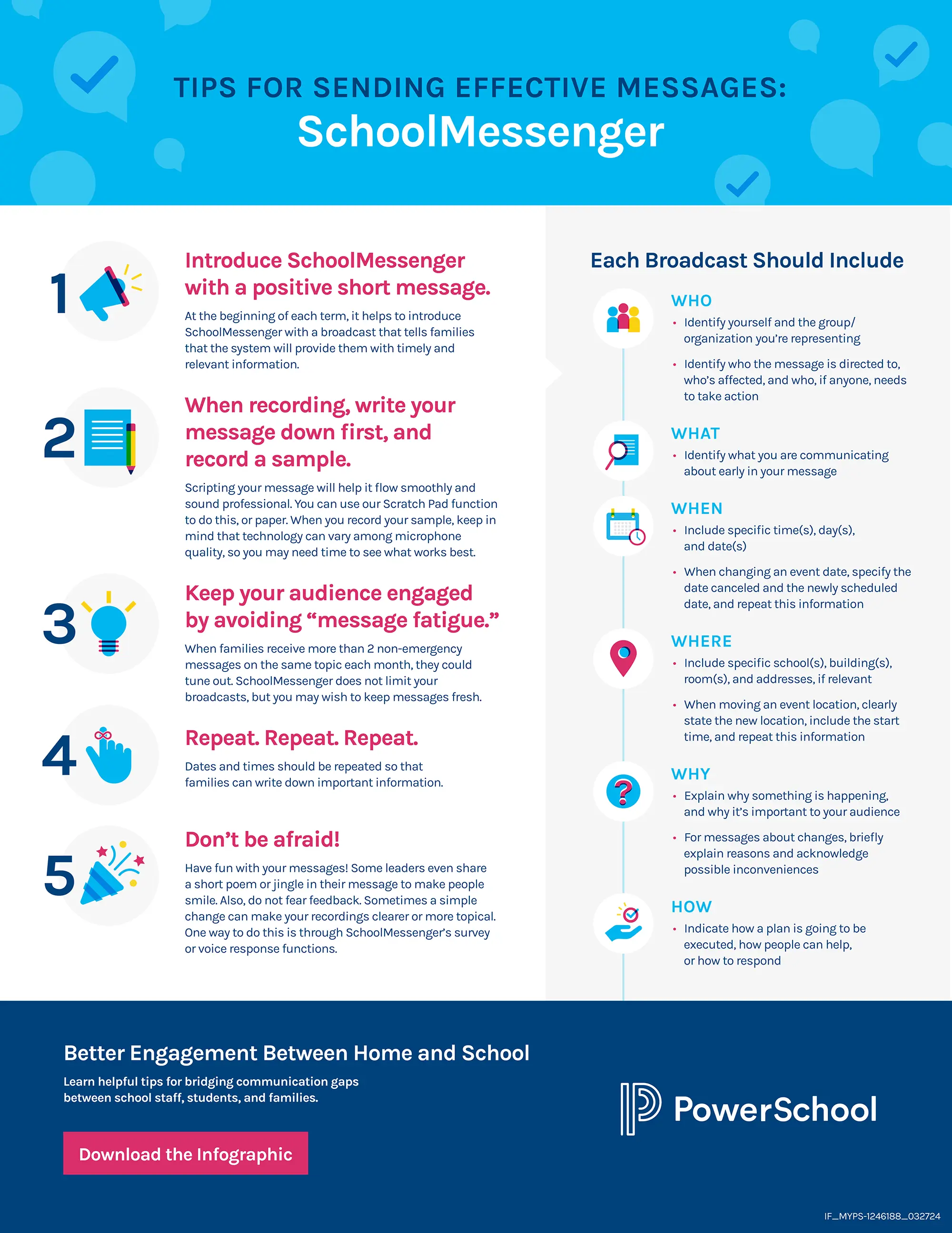 Tips for Sending Effective Messages: SchoolMessenger | PowerSchool